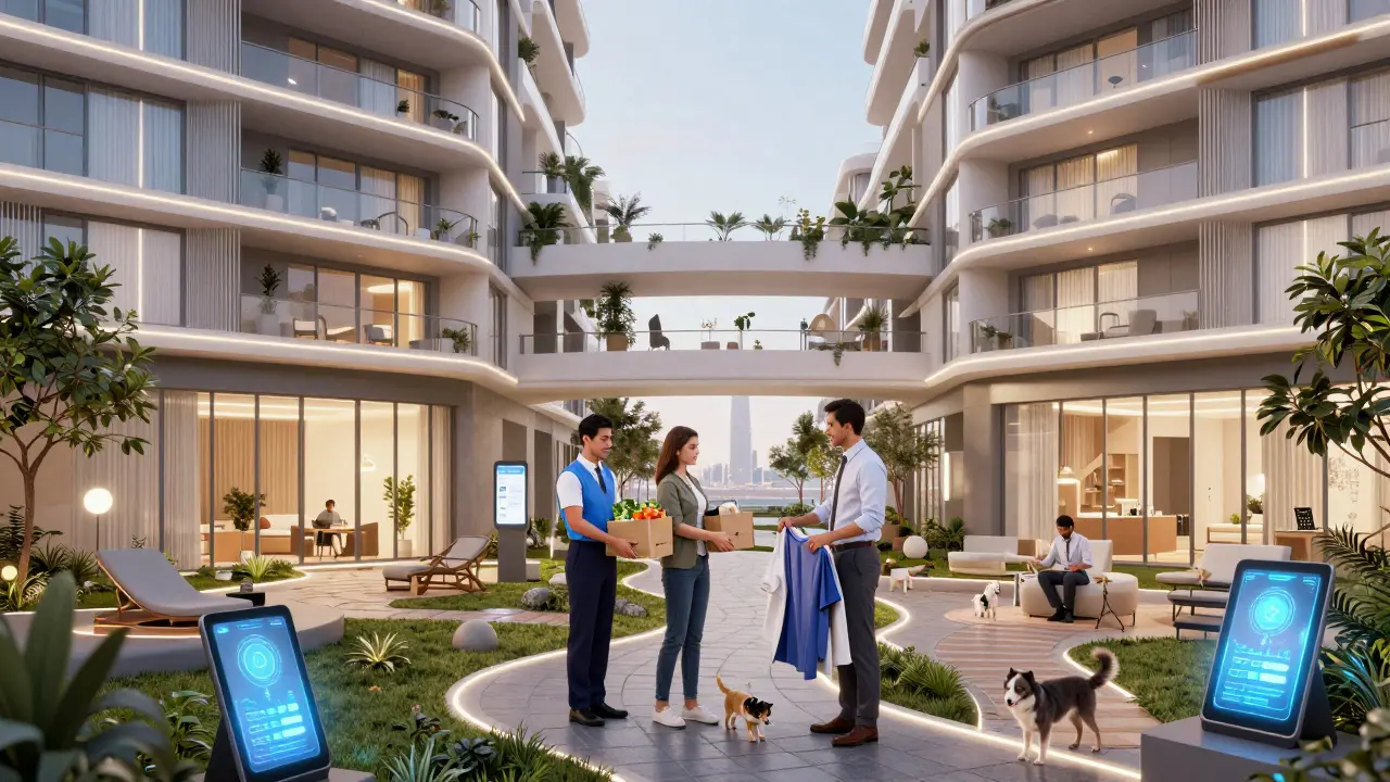 What Are the Two Types of Amenities in Business Bay Dubai?