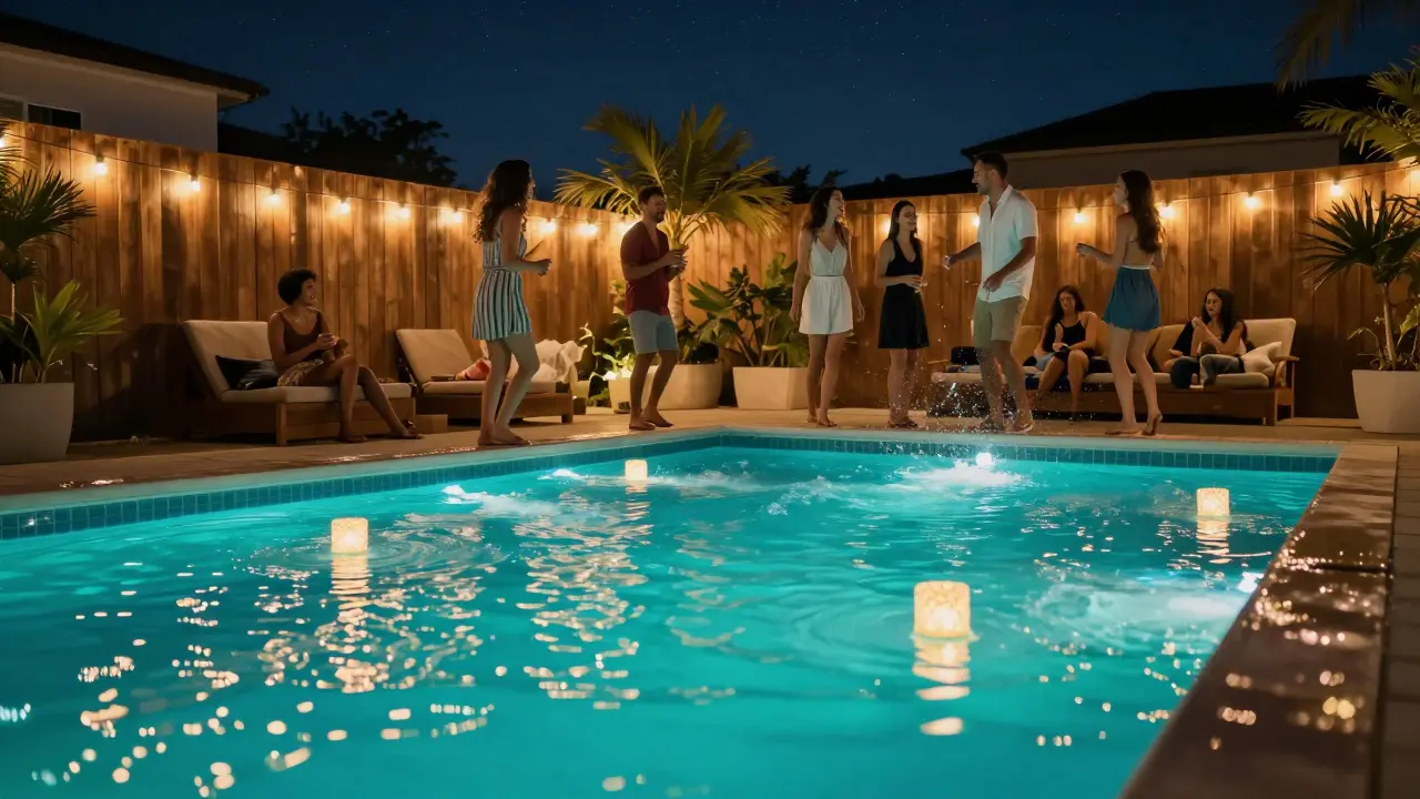 Pool Party Lights Up Nights: How to Throw the Best Evening Swim Bash